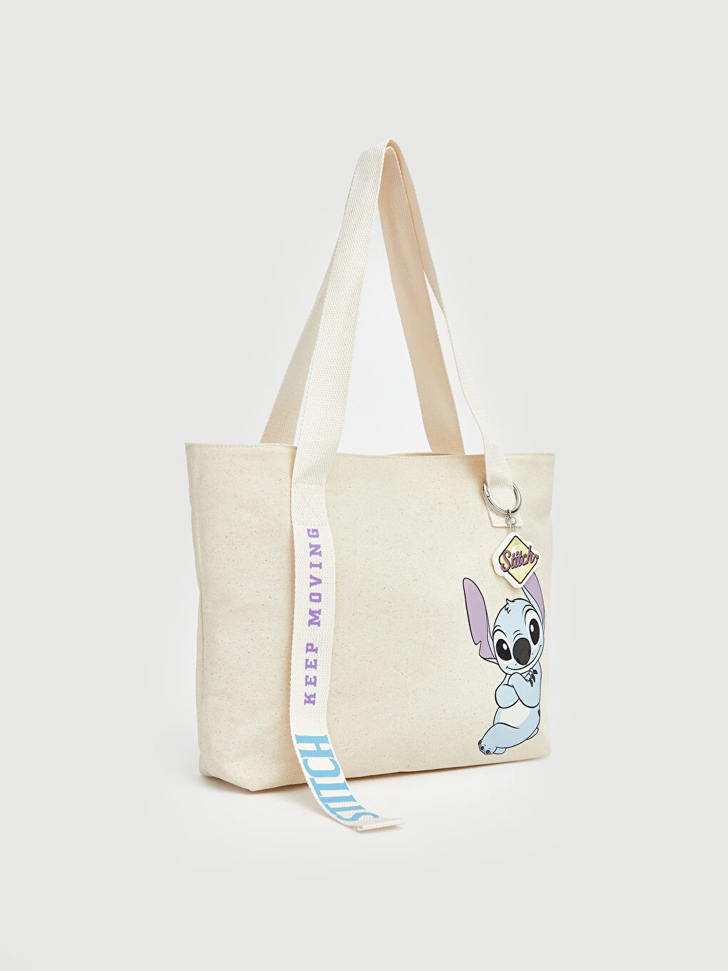 LCW ACCESSORIES Stitch Štampana Platnena Torba Na Rame Za Devojčice