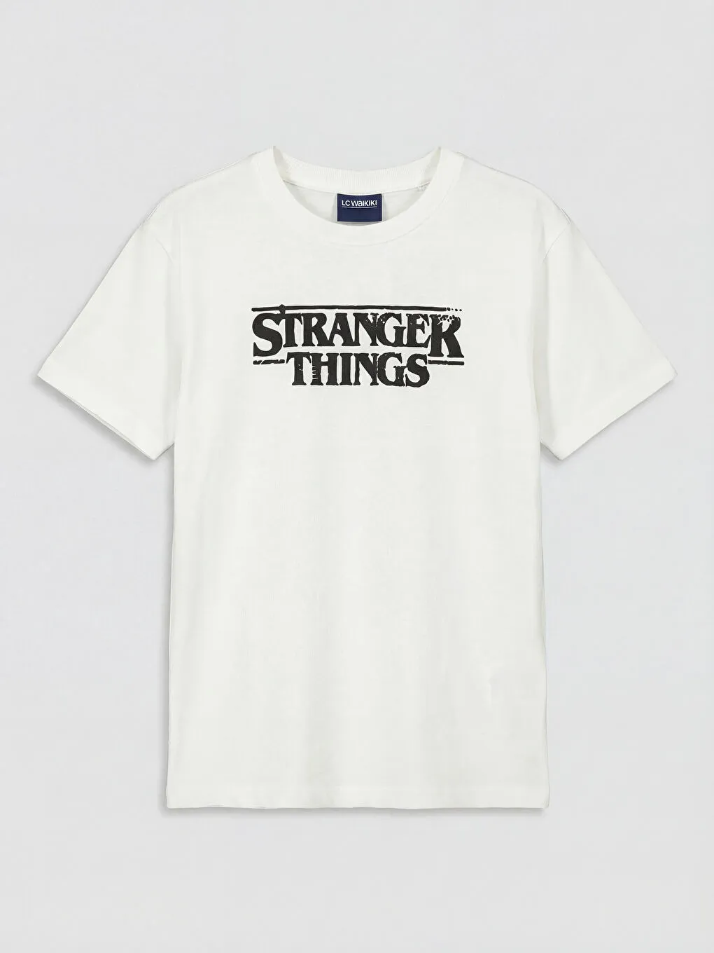 LCW Kids Dečija Majica Sa Okruglim Izrezom Stranger Things Sa Štampom