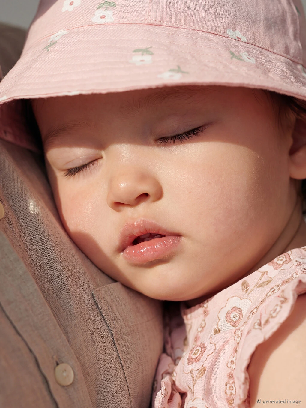 LCW baby Mušlinska Haljina Za Bebe Devojčice Sa Cvetnim Dezenom I Volanima