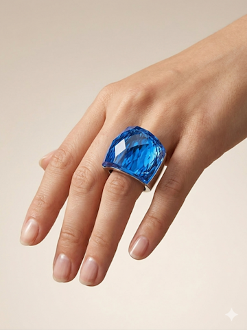 Penelope prsten sa Swarovski kristalom