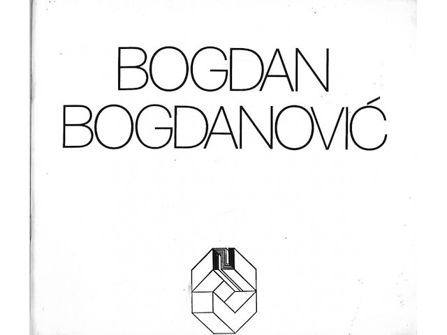 Bogdan Bogdanovic spomen park Dudik Vukovar katalog