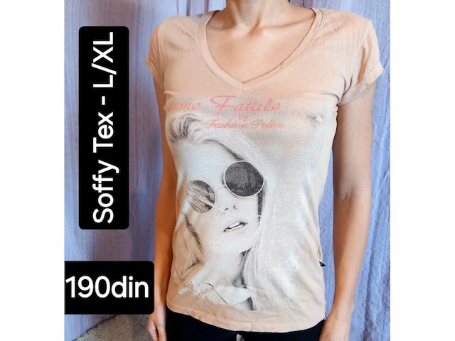Soffy Tex ženska majica krem L/XL