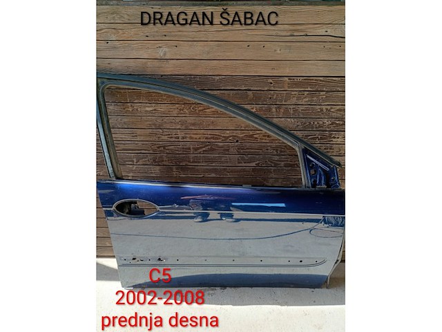 CITROEN C5 vrata prednja desna 2001-2008 teget
