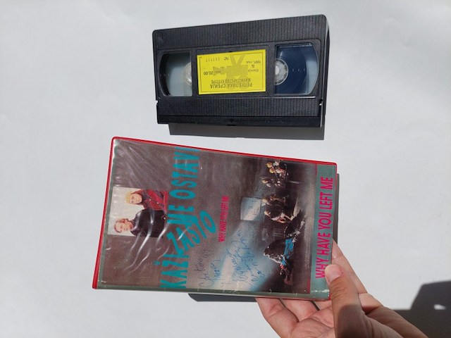 KAŽI ZAŠTO ME OSTAVI VHS POSVETA I POTPIS LJUBIŠE SAMAR