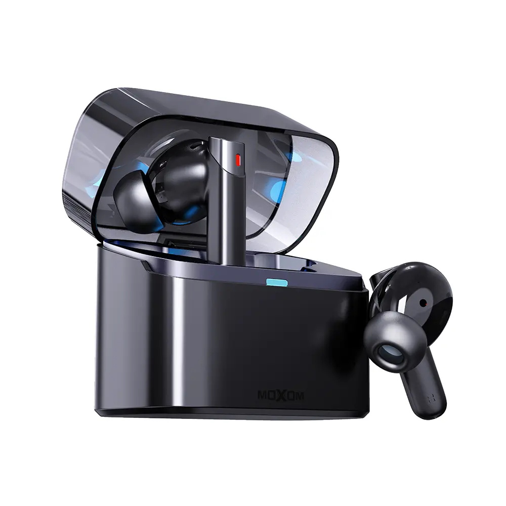 MOXOM Slušalice bluetooth MX-TW74 ANC, Crne