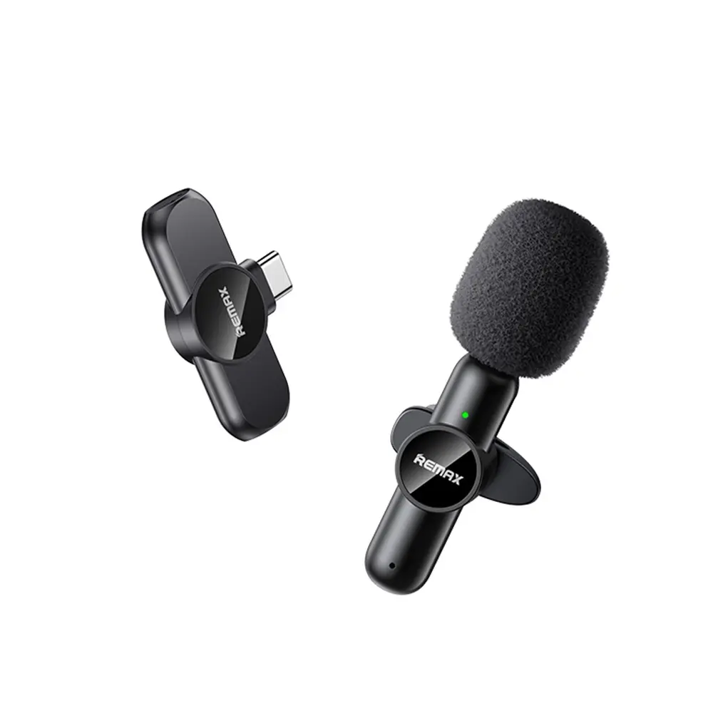 Bluetooth mikrofon Remax K09 Type-C, Crni