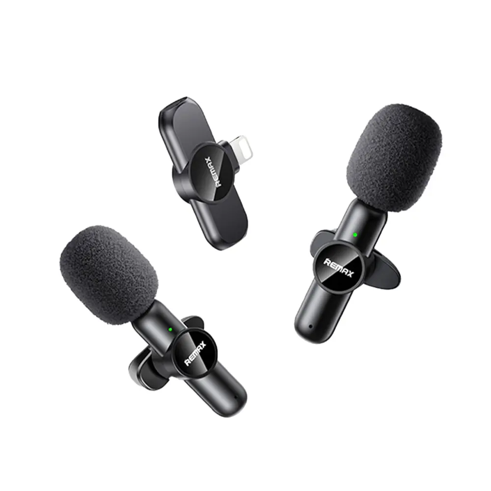 Bluetooth mikrofon Remax K10 Lightning, Crni