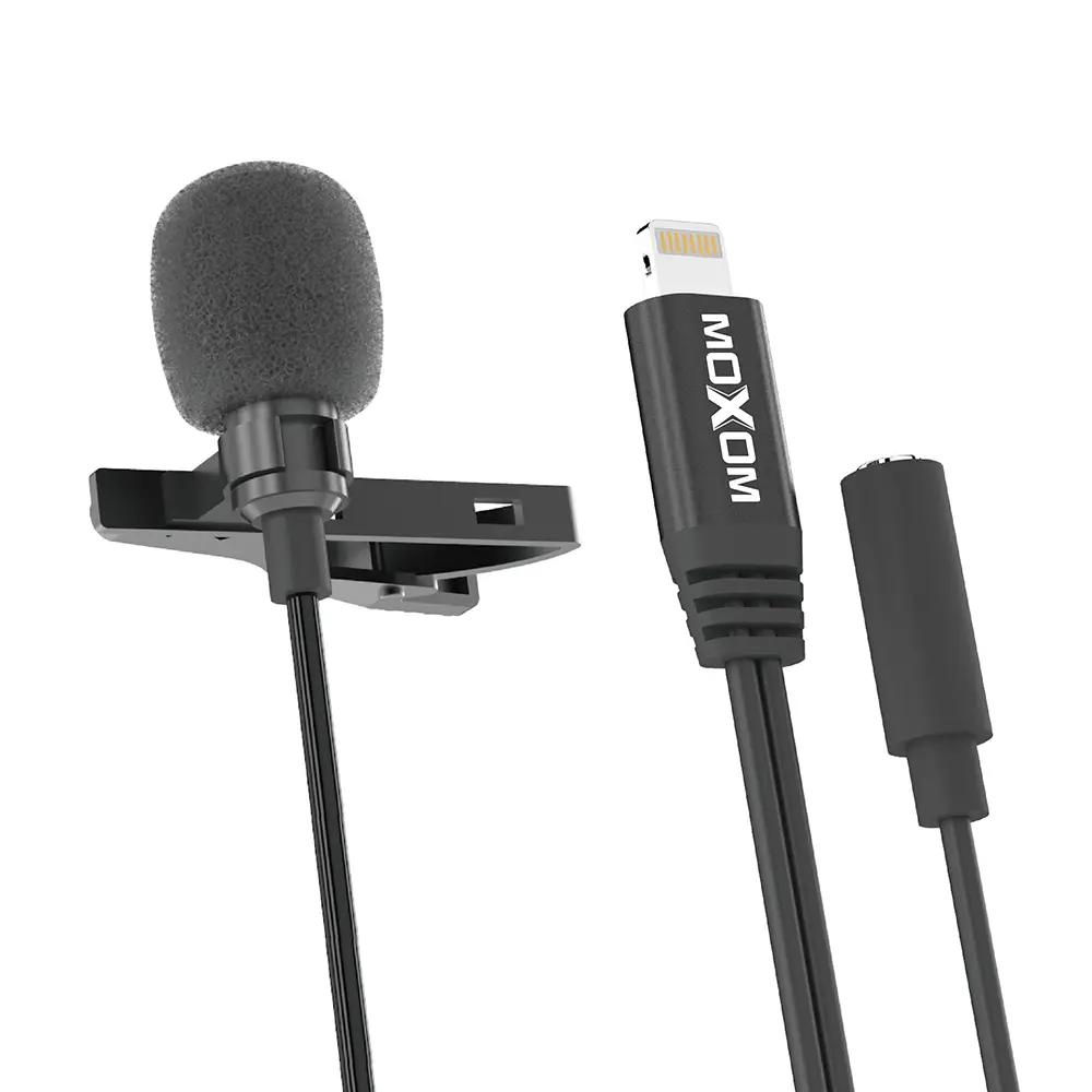 Mikrofon Moxom MX-AX37 Lightning, Crni