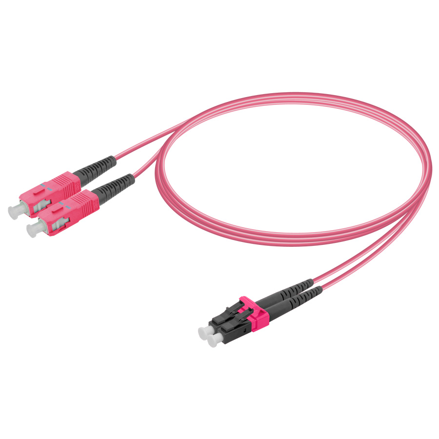Multi Mode Patch cord Duplex SC/UPC-LC/UPC, G651.OM4, duž.7m