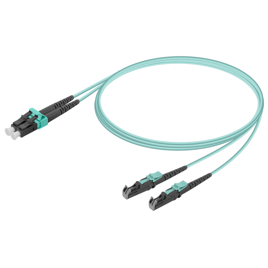 Multi Mode Patch cord Duplex LC/UPC-E2000/UPC,G651.OM3,d.3m