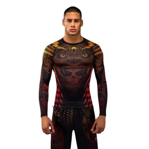 Venum Kompresiona majica Rashguard Quetzal Fury, Dugi rukav, Crna