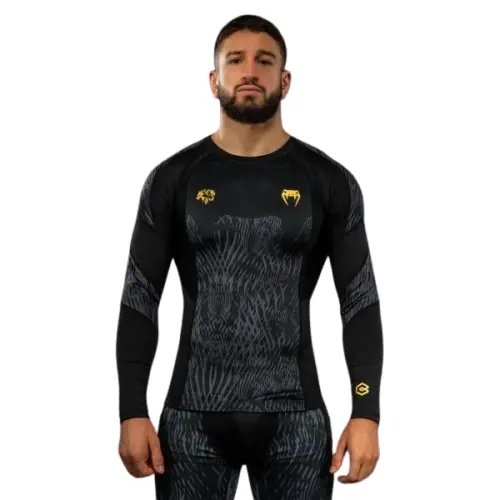 Venum x Chimaev Kompresiona majica Rashguard, Dugi rukav, Crni