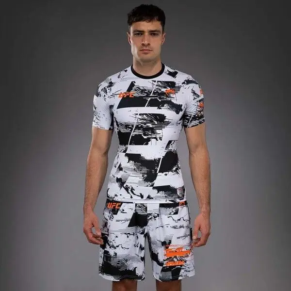Venum Muška majica Rashguard UFC Zenith Authentic Fight Week, Bela