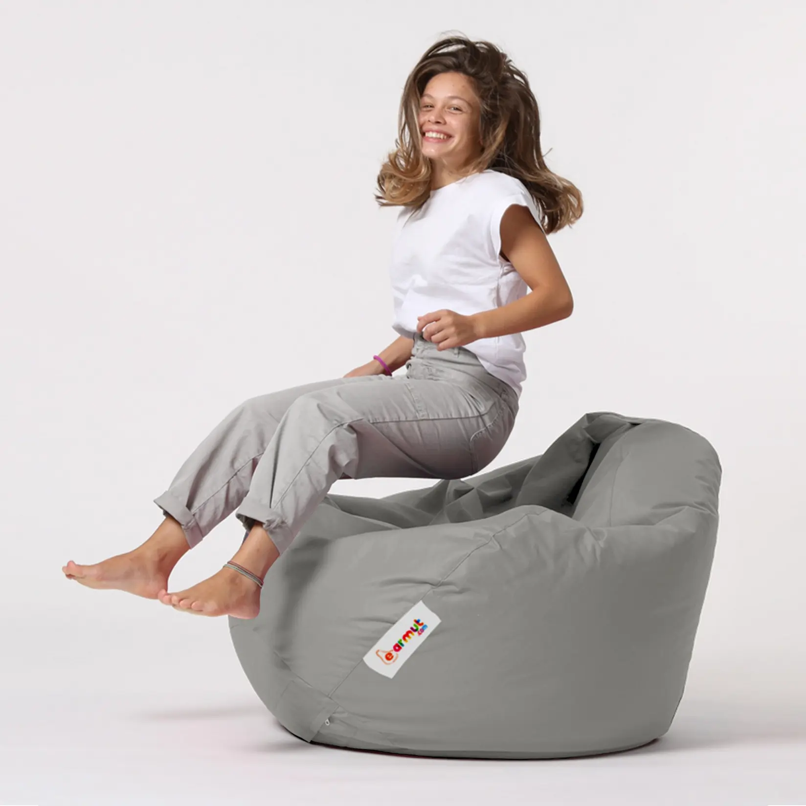 Atelier del Sofa Lazy bag Sivi