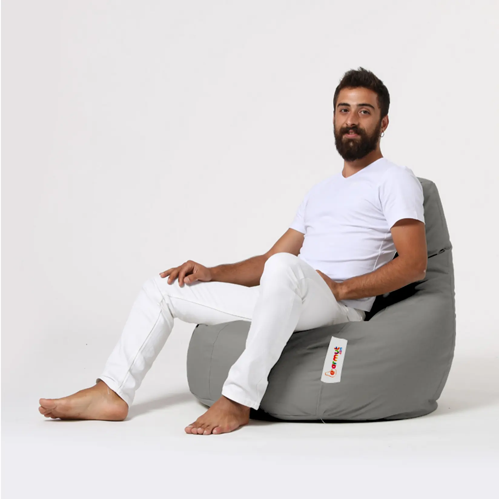Atelier del Sofa Lazy bag Sivi
