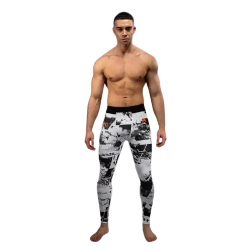 Venum Muške sportske helanke UFC Zenith Authentic Fight Week, Bele