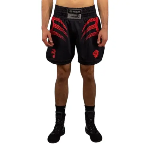 Venum x Mike Tyson Šorc za boks, Crveno-crni
