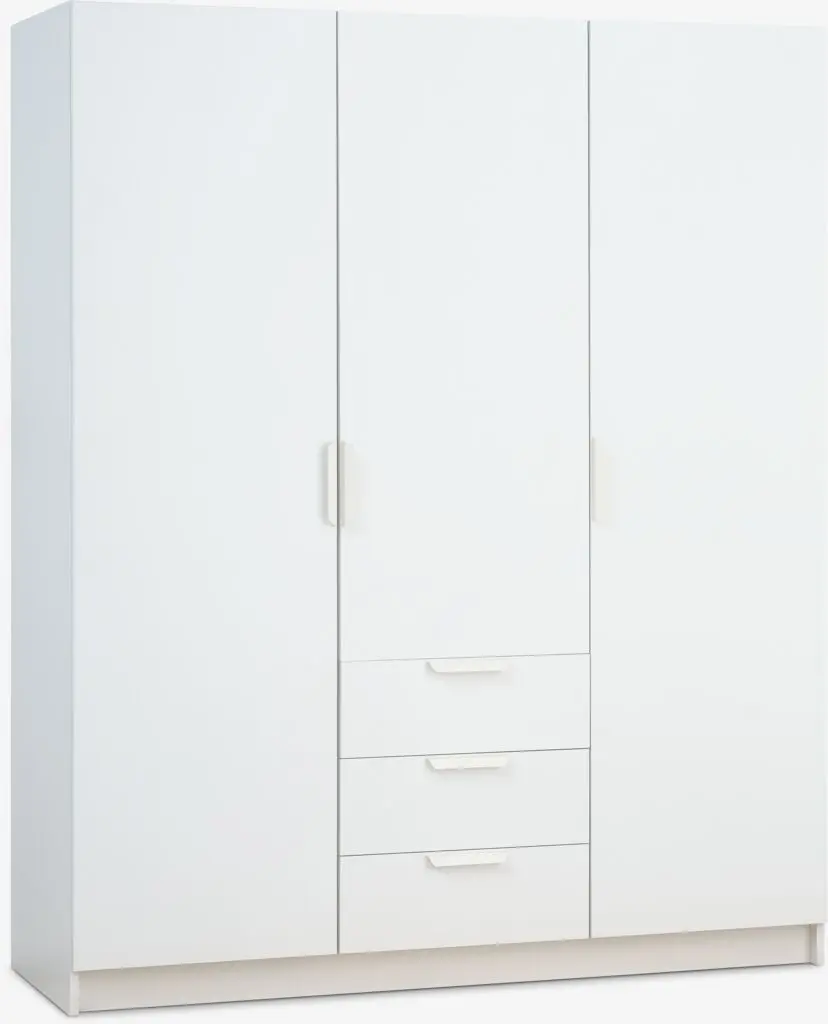 Linnea Ormar sa 3 vrata i 3 fioke, 144x176cm, Beli