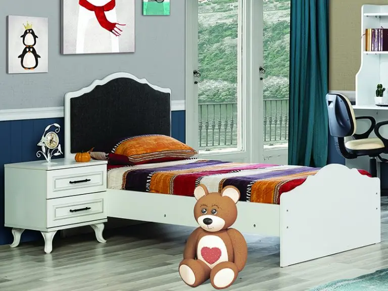 ONLINE NAMEŠTAJ Dečiji krevet Melis AK, 190x96x90cm, Beli
