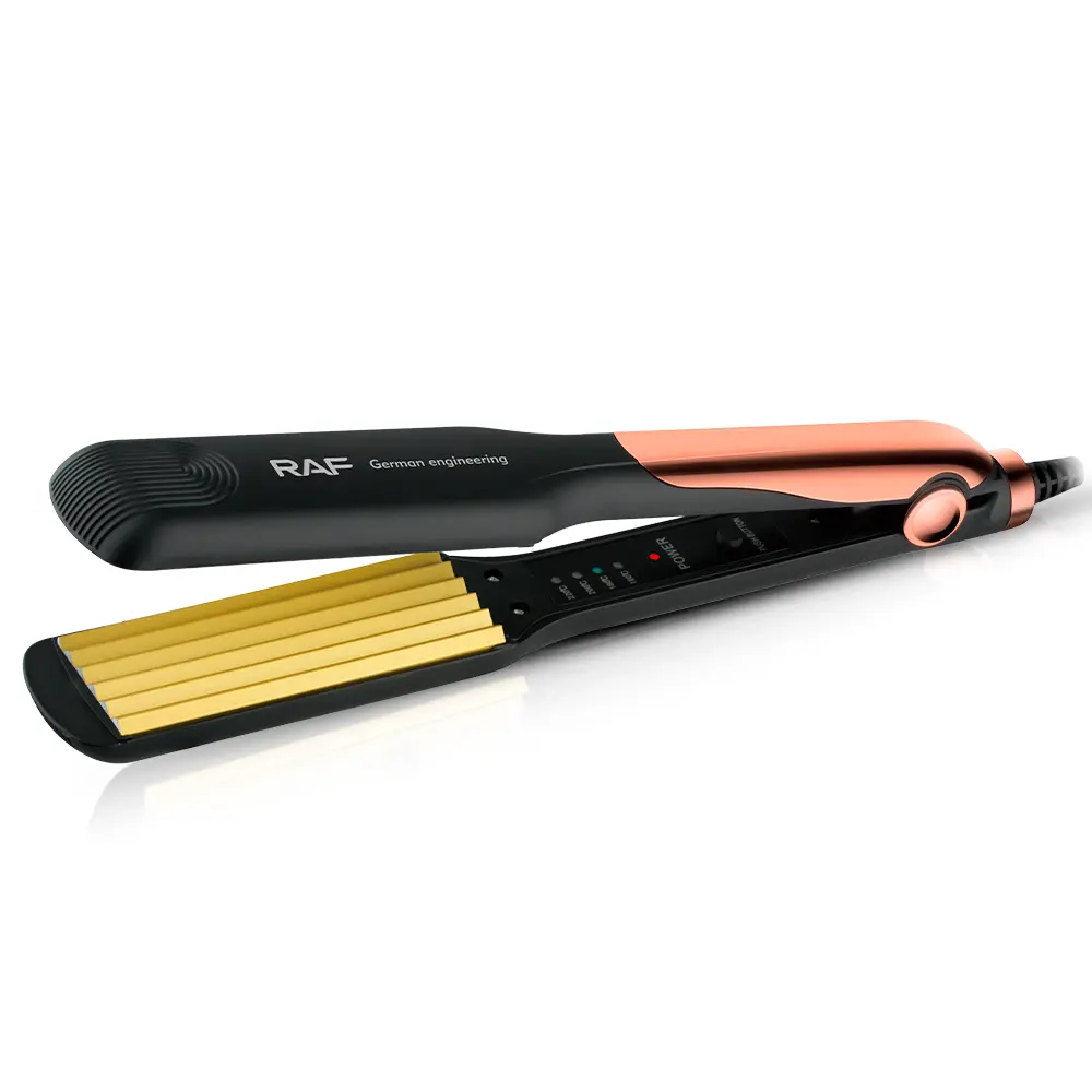 Raf Presa za kosu cik cak R.442G, 45 W, Crna