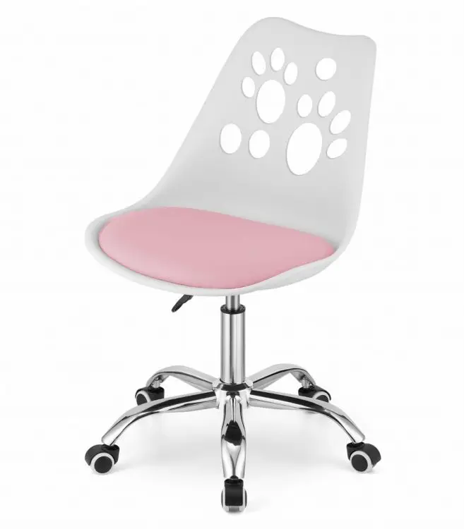 ModernHome Stolica PRINT, Roze-bela