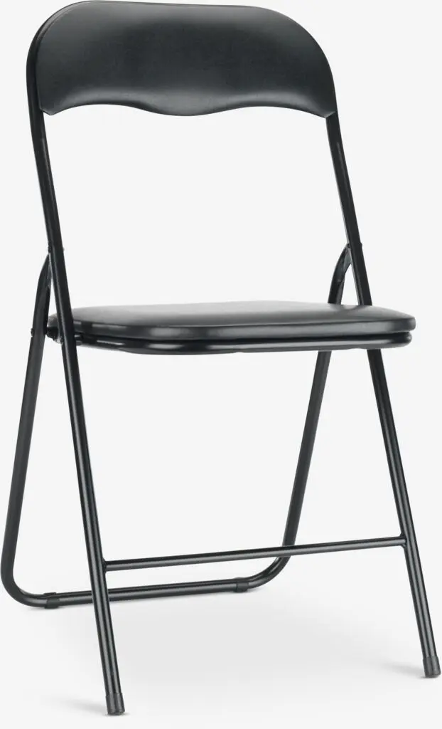 Linnea Sklopiva trpezarijska stolica, 42x81x43cm, Crna