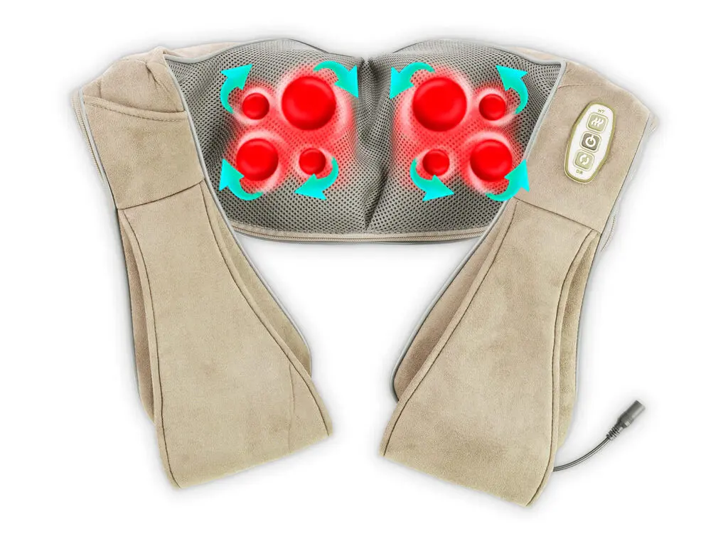 Dormeo Masažer za celo telo 4u1 3D Shiatsu, Krem