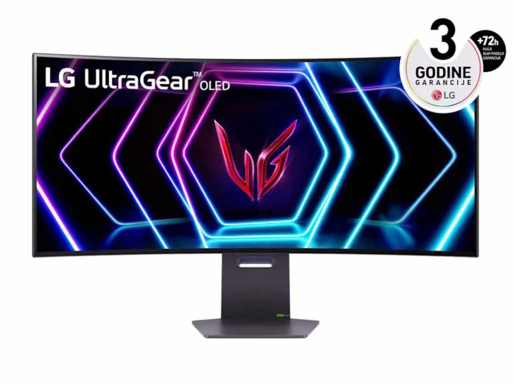 LG Gejming monitor 39GS95QE-B 39"/OLED,zakrivljen,21:9/3440x1440/240Hz/0,03ms/HDMIx2,DP,USB/Gsync,freesync