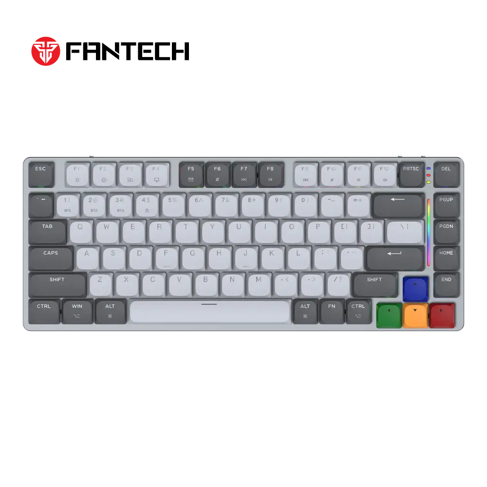 Fantech Mehanička tastatura MK915 RGB Maxfit AIR83, Wireless, Sivo-bela