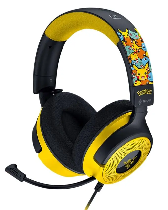 Razer Gaming slušalice Kraken V4 X Pokemon Kanto Starter Editi, Žute