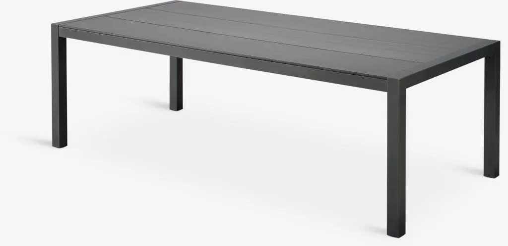 Linnea Baštenski sto, 100x214cm, Tamnosivi
