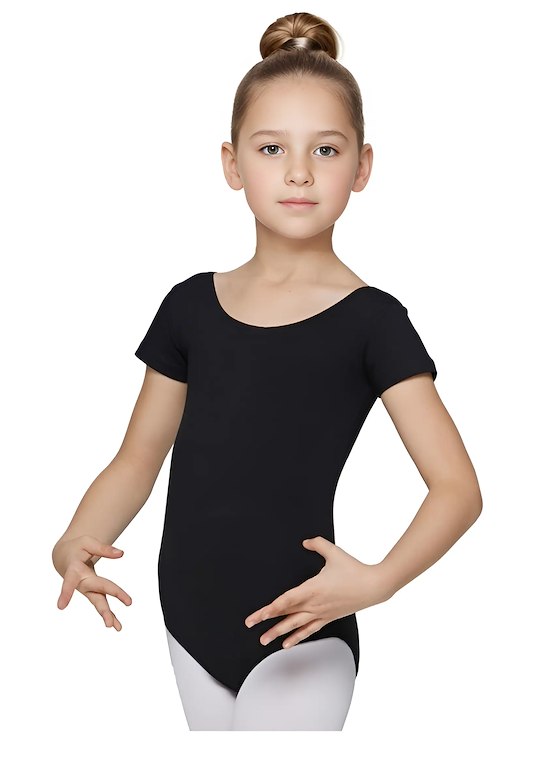 GALA UNIQ Triko za devojčice za balet i gimnastiku 320B crni