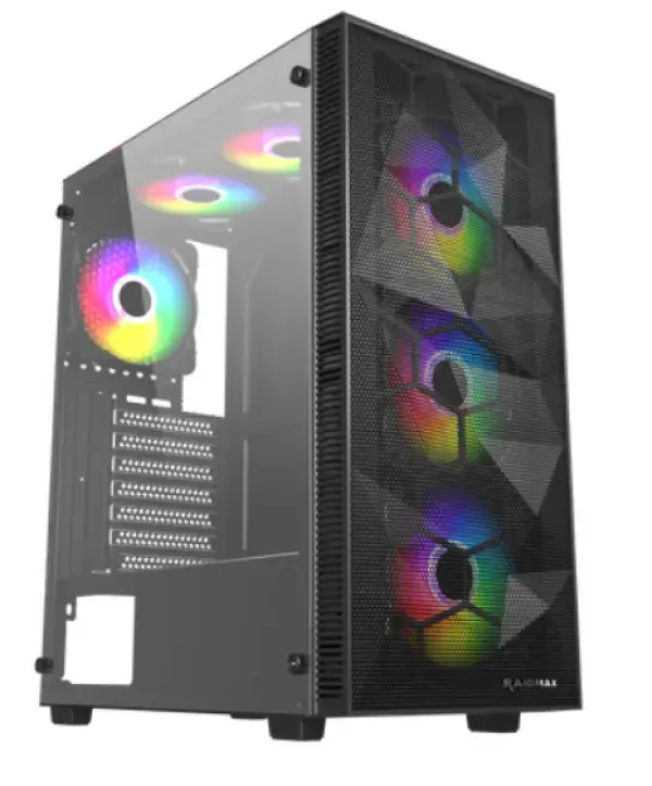 Dsc Gaming računar, Ryzen 7 5700, 16GB, M.2, 1TB, RTX 5060, 8GB, 650W, Crni