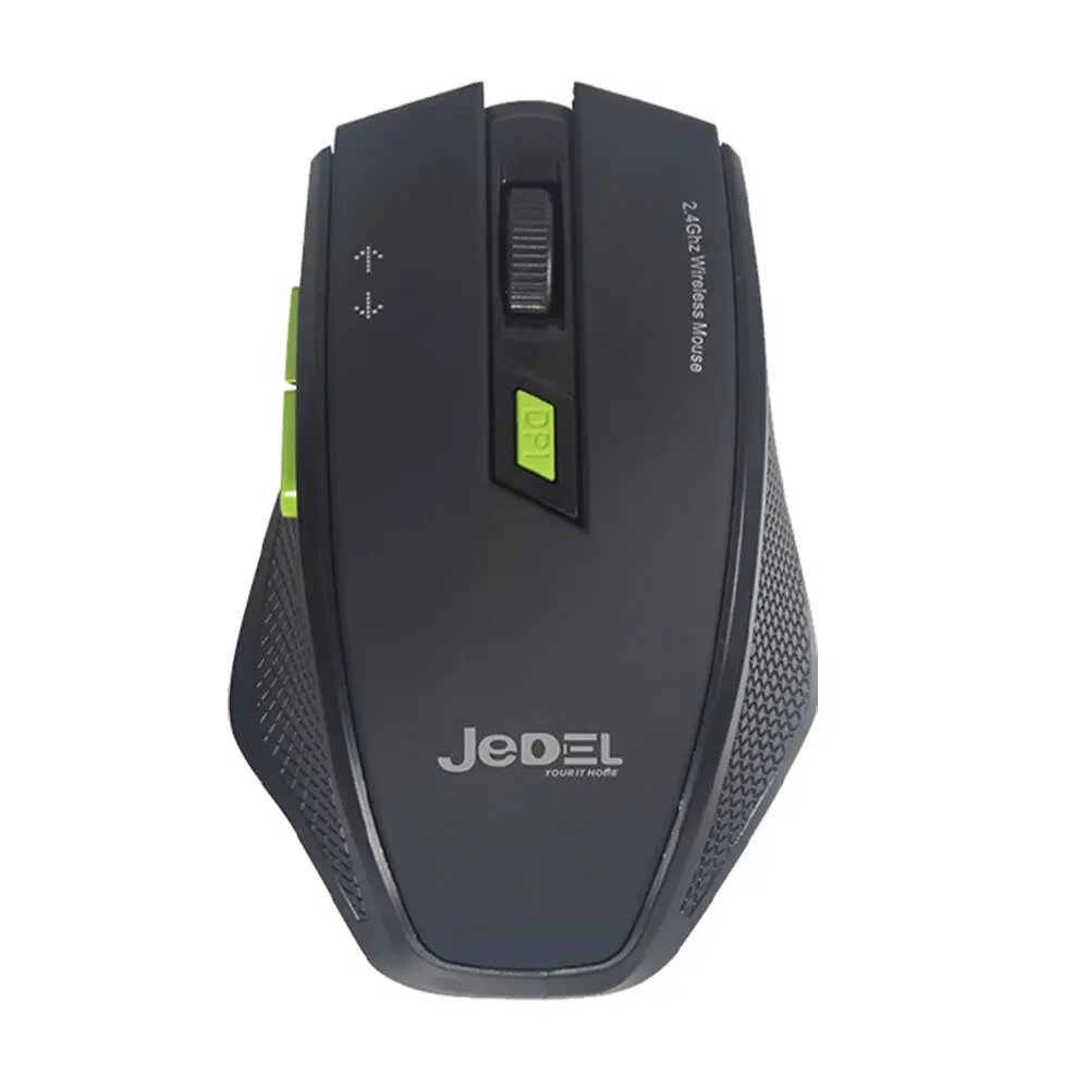 Jedel Bežični miš W400, 2400DPI, Crni