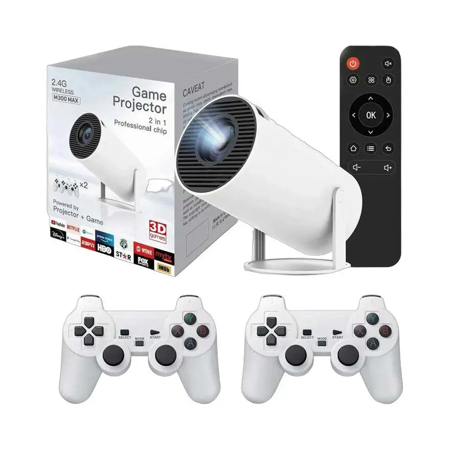 Nikeda Ručna konzola M300 Game Projector, Crna