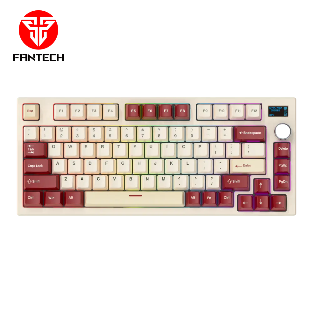 FANTECH Mehanička tastatura Gaming MK910 RGB Vibe Maxfit 81 Royal Prince Wireless (Yellow switch)