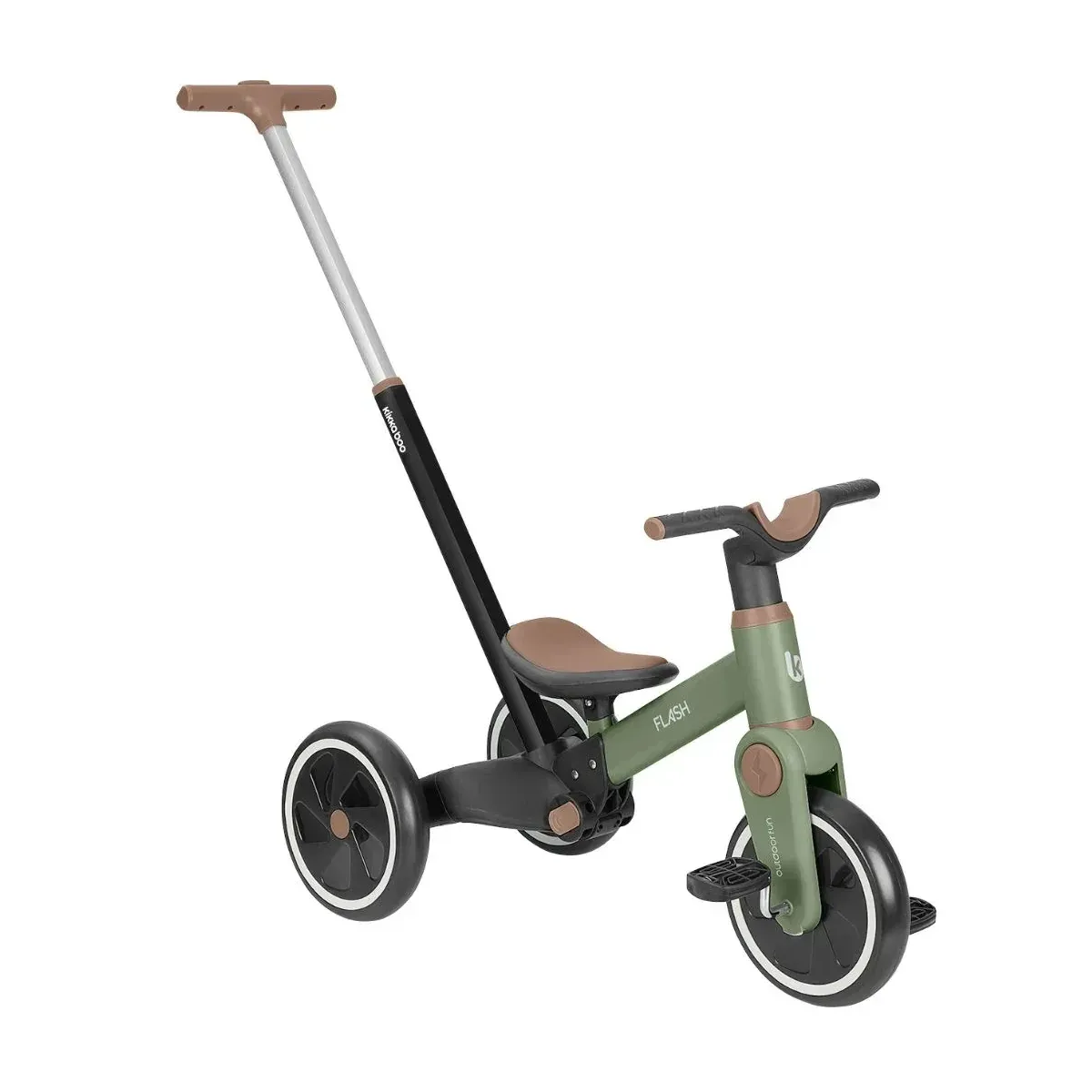 KIKKA BOO TRICIKL FLASH 5U1 ARMI GREEN