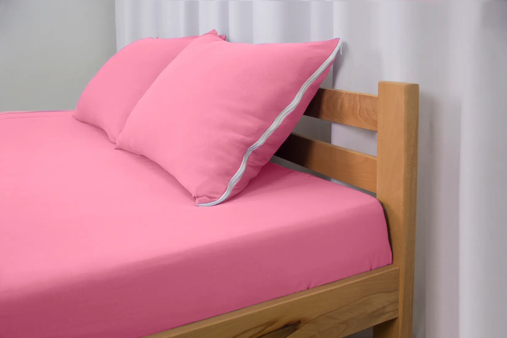 Manjatex Čaršaf sa lastišem, Za dušek od 25cm, 90x200cm, Roze
