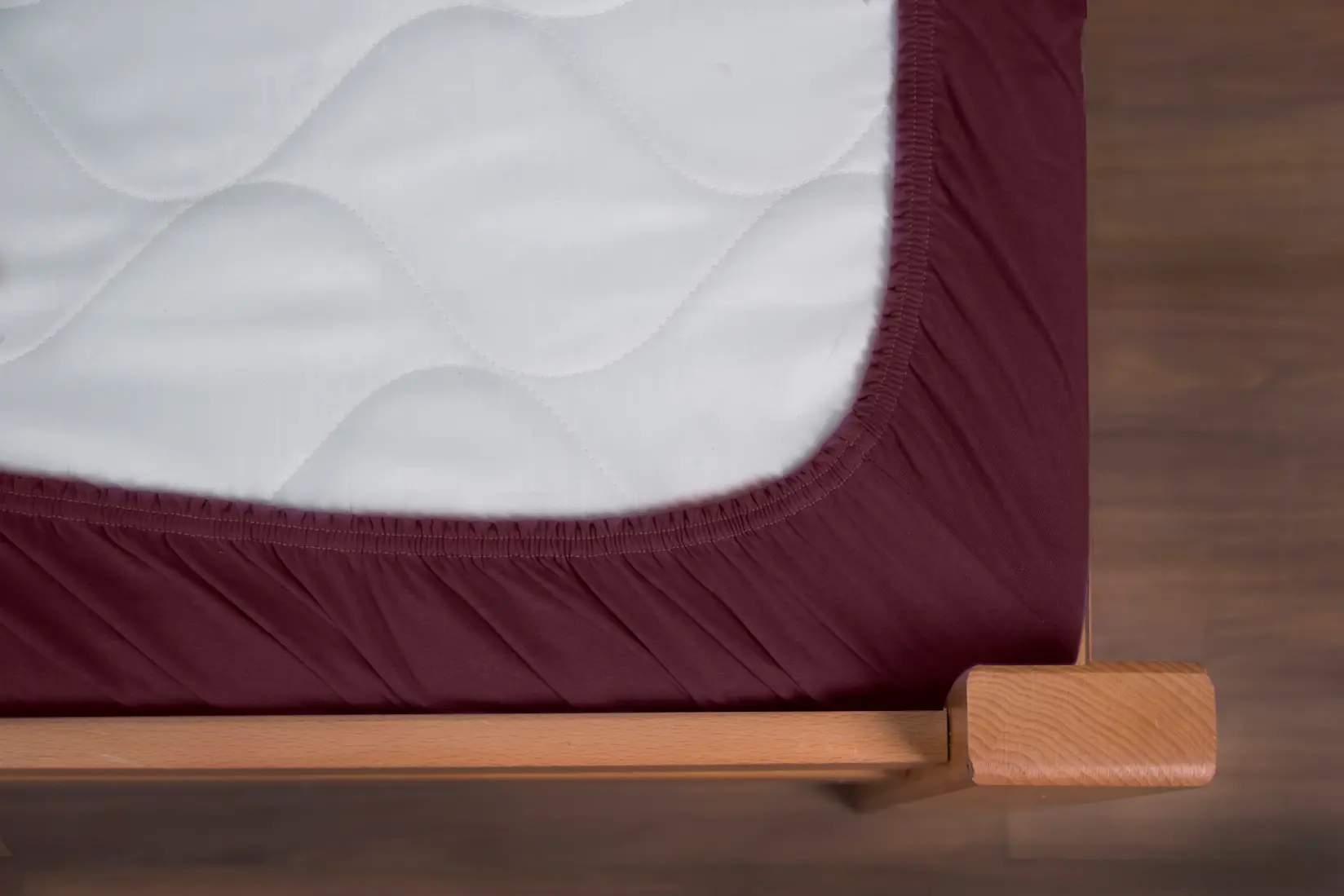 Manjatex Čaršaf za lastišem, Za dušek od 25cm, 90x200cm, Bordo