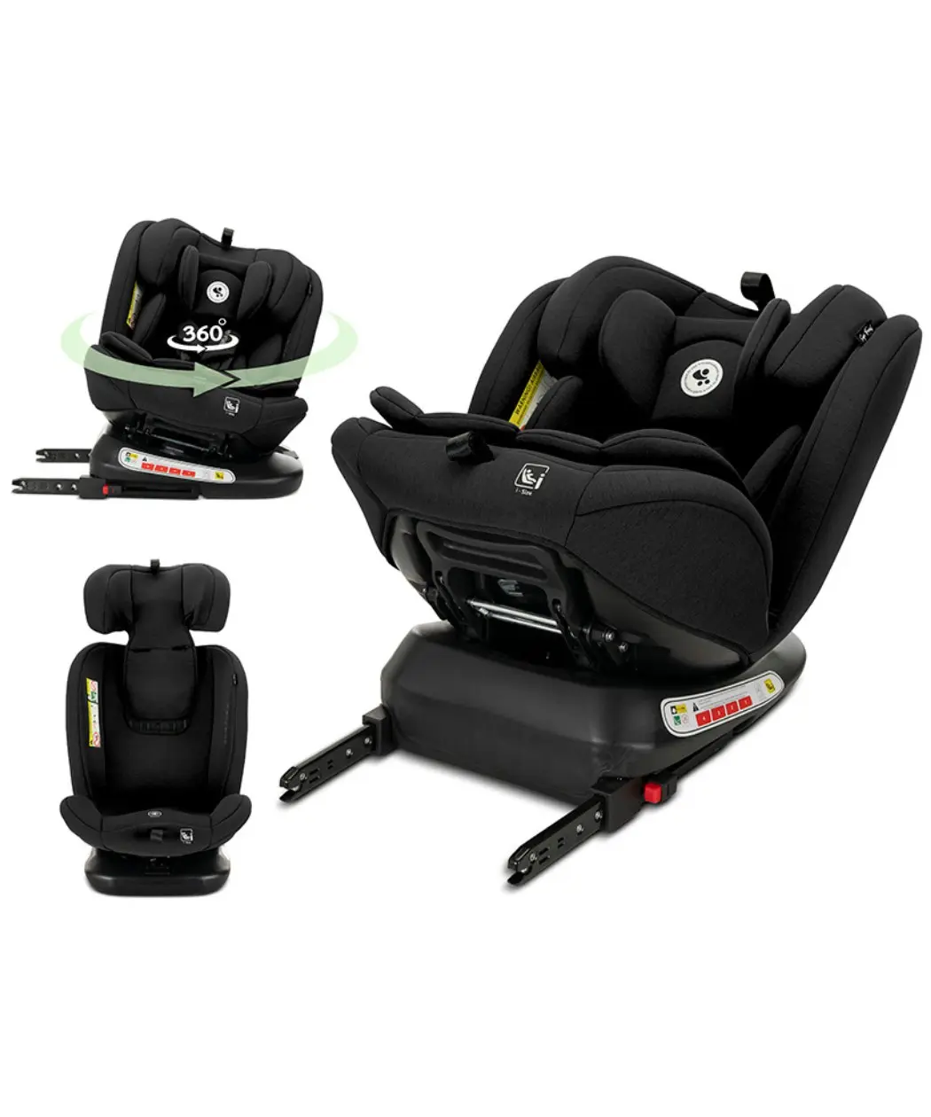Lorelli Auto sedište Capella i-Size 360 Isofix 40-150cm, Crno