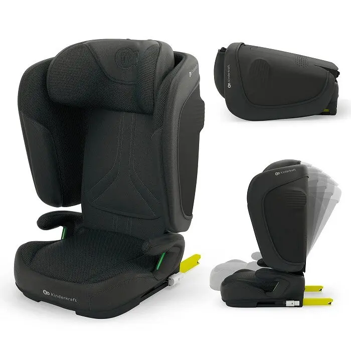 Kinderkraft Auto sediste Unity2, 100-150cm, Crno