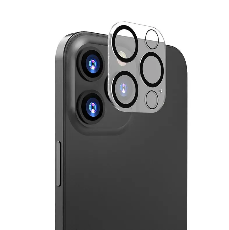 Zaštita kamere 3D Full Cover za iPhone 15 Pro Max 6.7 transparent