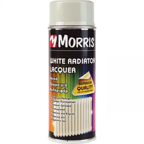 MORRIS Sprej lak za radijator beli 400ml