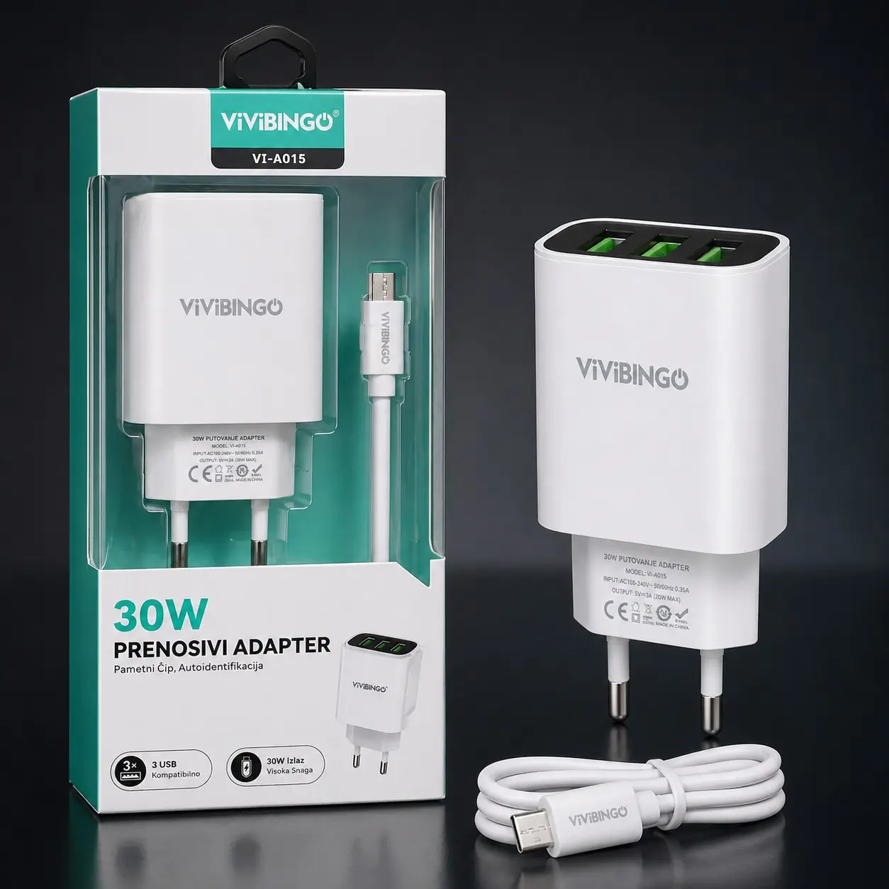 30W Prenosivi Adapter