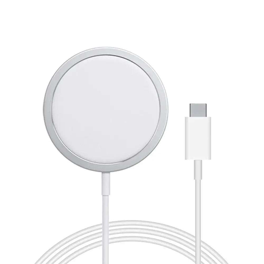 Bežični punjač Magsafe 15W sa Type C kablom model 1, Beli