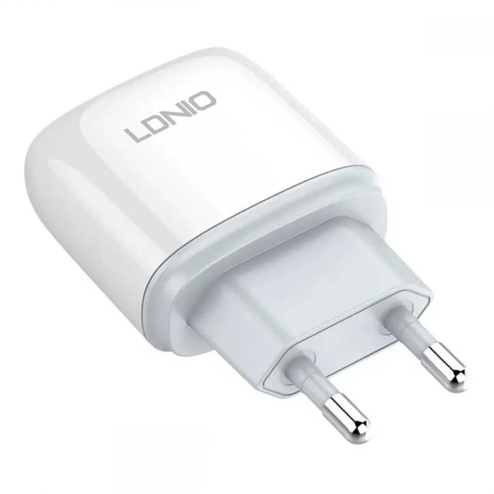 Ldnio Punjač A1209Q QC3.0, 18W, Sa Type C kablom, Beli