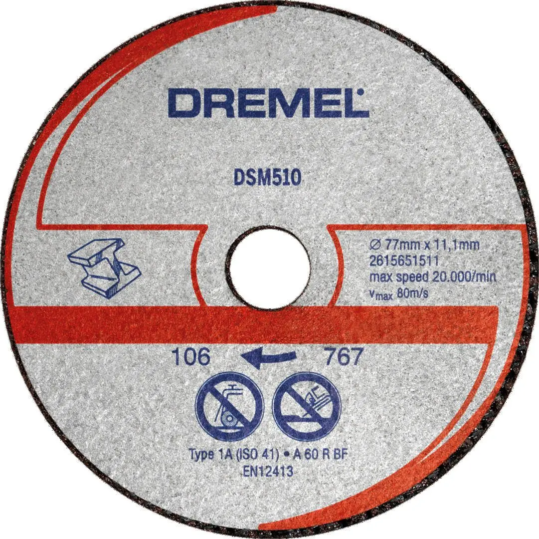 Dremel DSM20 višenamenski abrazivni disk za sečenje (DSM510) - 2615S510JB