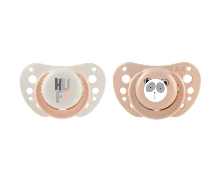 Chicco Laža Physio Air, Noćna, Silikon, 2 - 6 m, 2 komada, Roze