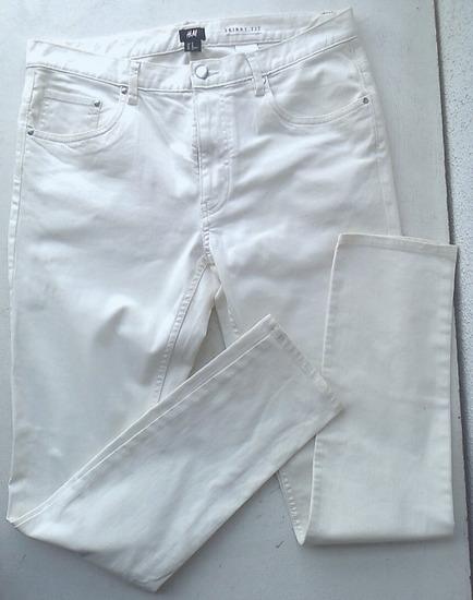 pantalone bež br 34 SKINNY FIT H&M