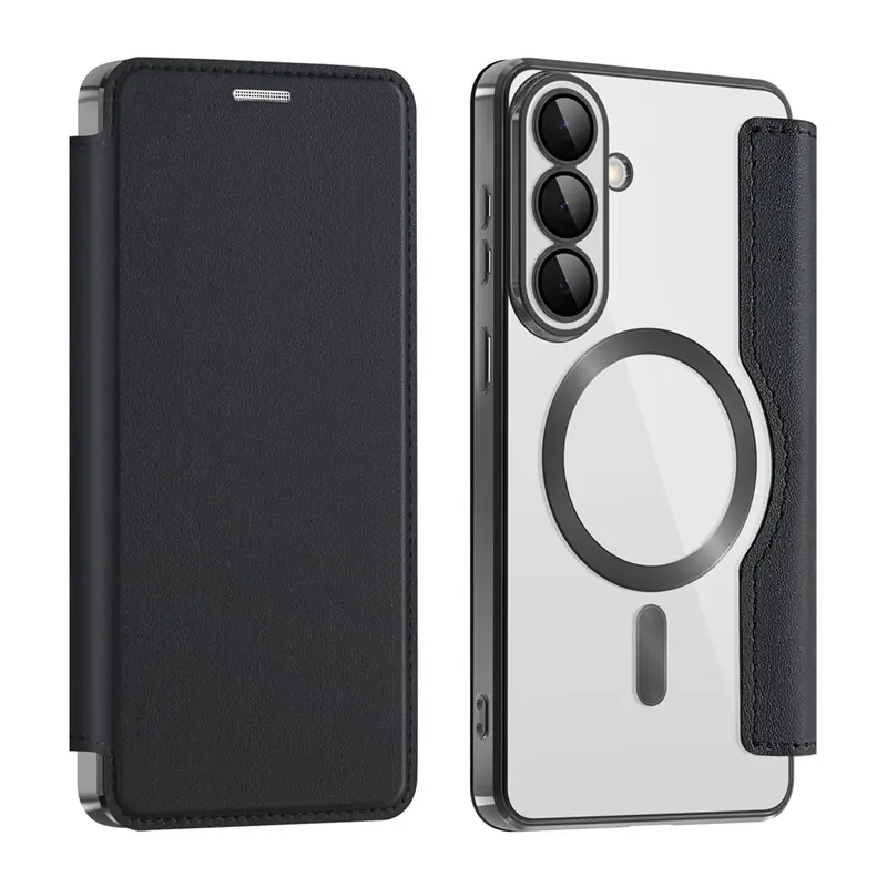 Maska za Samsung S26 Plus/ S946B na preklop Coral Mag Case Book crna